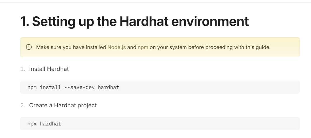 Deploy a simple contract using Hardhat - Horizons in crypto - Medium