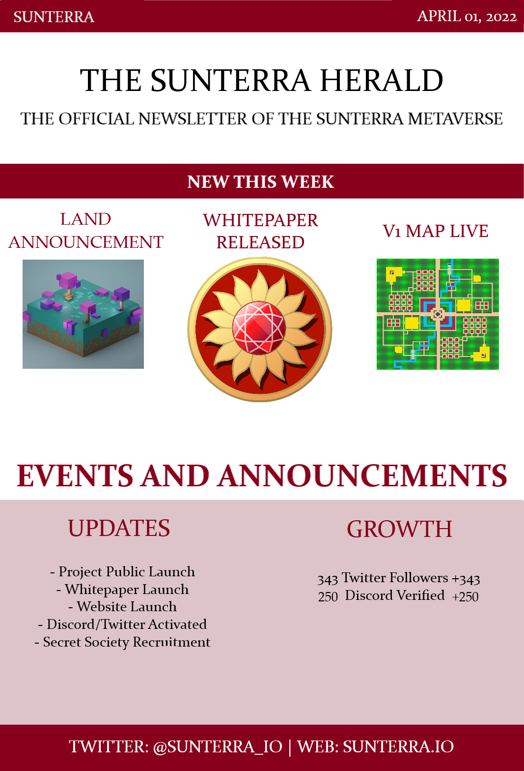 THE SUNTERRA HERALD. THE OFFICIAL WEEKLY NEWSLETTER FOR THE… | by ...