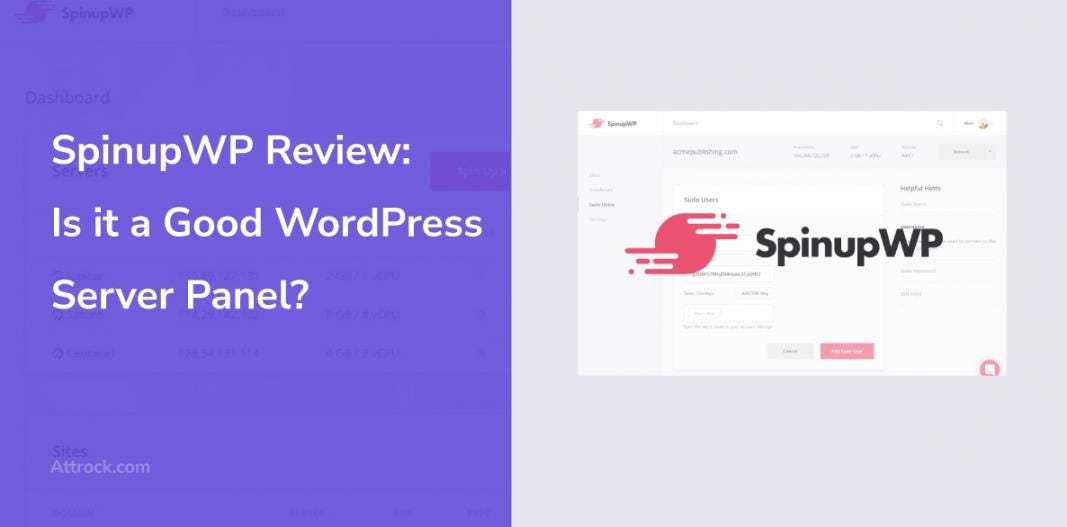 SpinupWP Review 2022: Is it a Good WordPress Server Panel? | by Gaurav Sharma | Medium