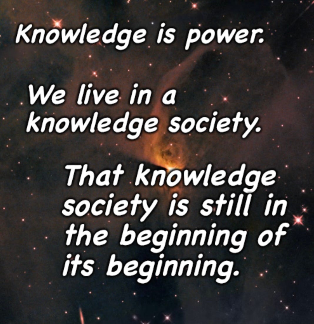 Knowledge is power.. When I was in my late teens, early… | by C. A ...