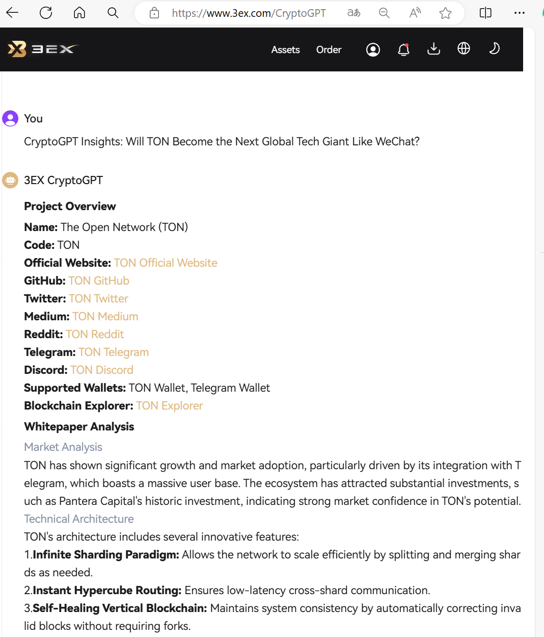 CryptoGPT Insights: Will TON Become the Next Global Tech Giant Like WeChat? | by 3ex | Jul, 2024 ...