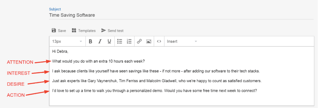 7 Copywriting Principles to Test in Campaigns (+ Sales Email Template ...