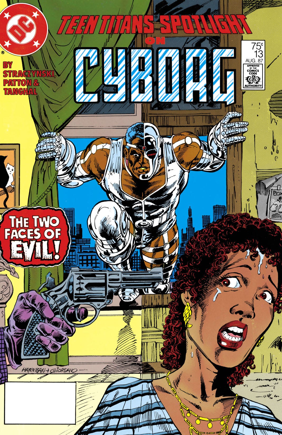 Cyborg Versus Two Face The Battle Of Asymmetrical Appearances By Nicholas Ahlhelm Dc A