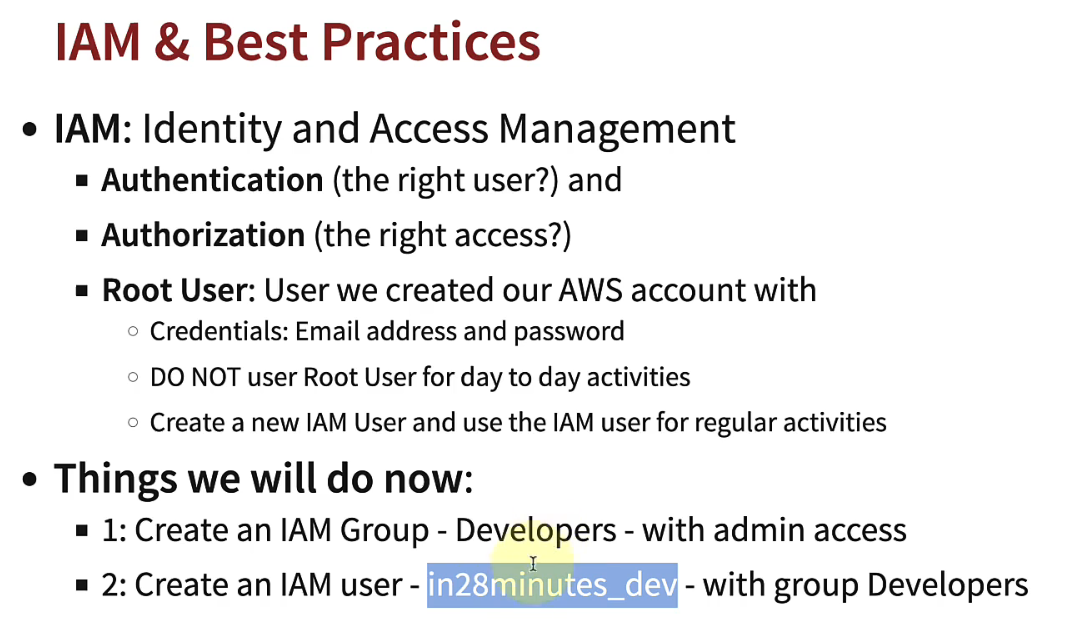 AWS Certified Cloud Practitioner : Creating an IAM user for AWS account ...