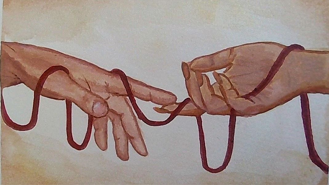 The Red String - Veraya Putri - Medium