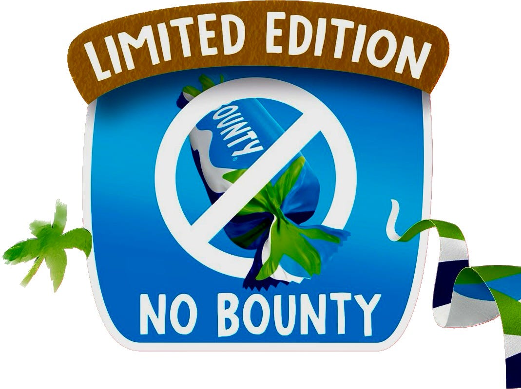 Celebrations No Bounty Bars ($CNBB) How do you feel about Bounty bars ...