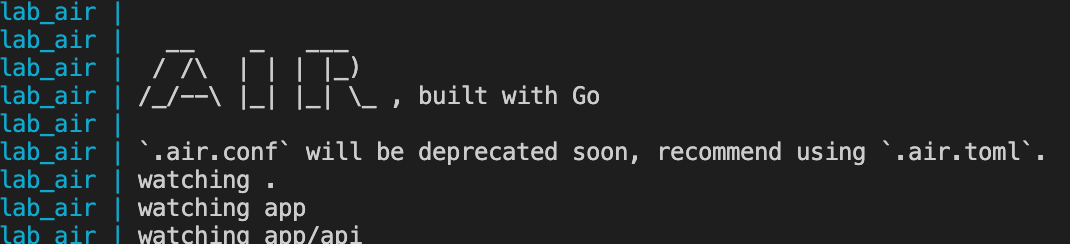 บันทึกการใช้ cosmtrek/air, Docker compose, Golang | by Kornchaval Prathipasen | Medium