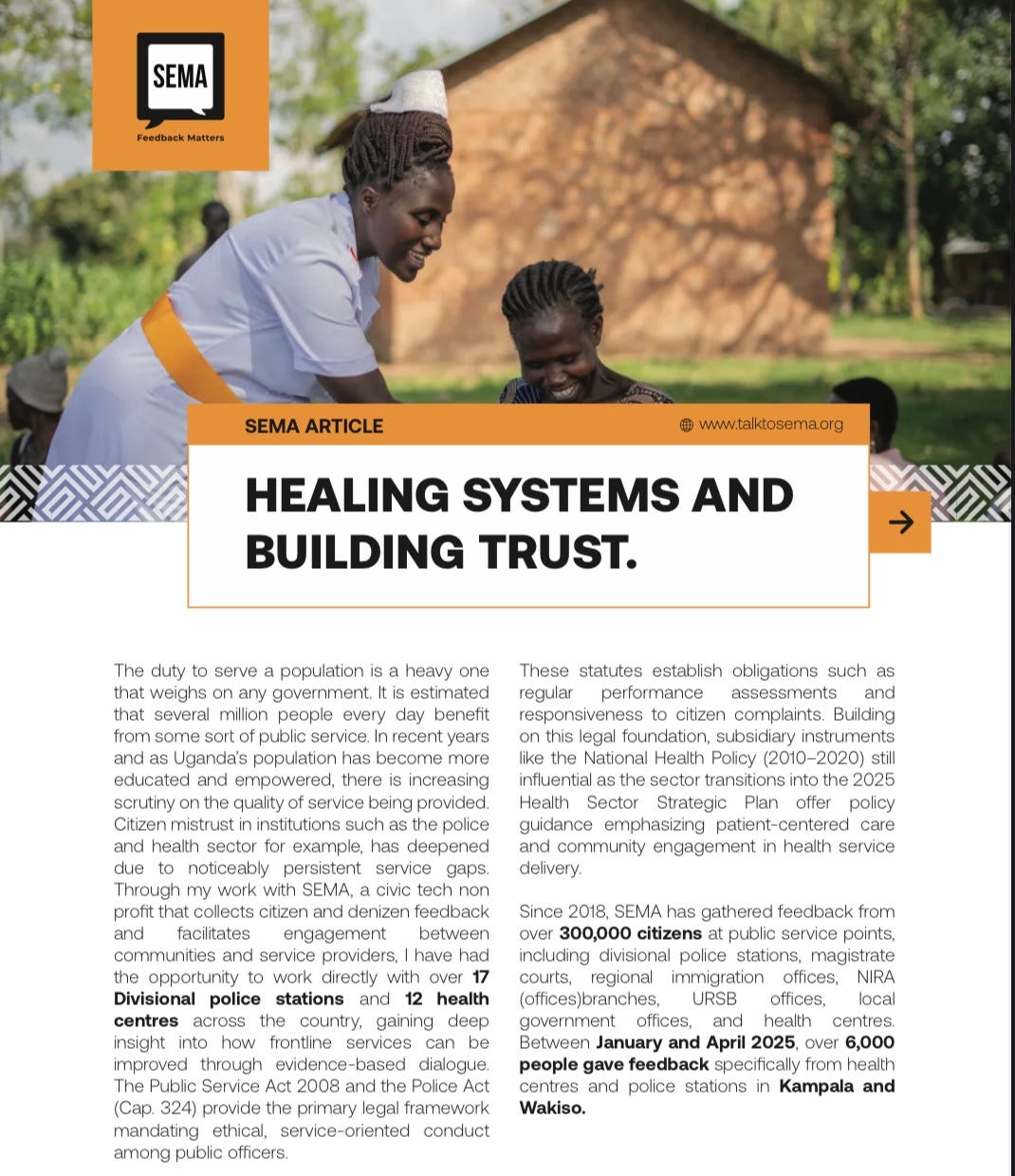 Restoring Trust in Public Services: The Transformative Impact of SEMA’s ...