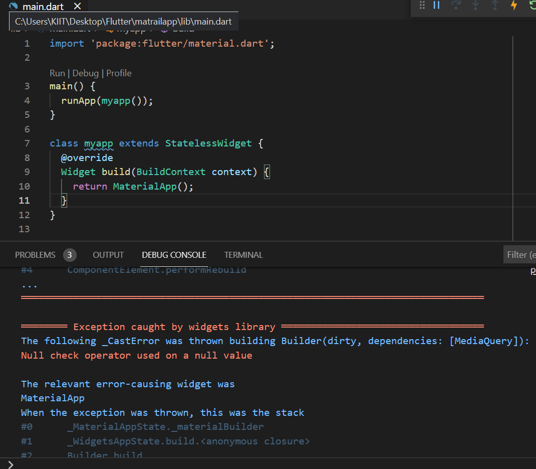 Flutter :- Material App. In this we are going to see the use of… | by ...