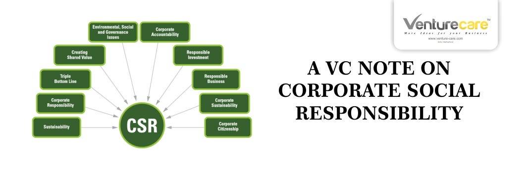 A VC NOTE ON CORPORATE SOCIAL RESPONSIBILITY | PRIVATE LIMITED COMPANY ...