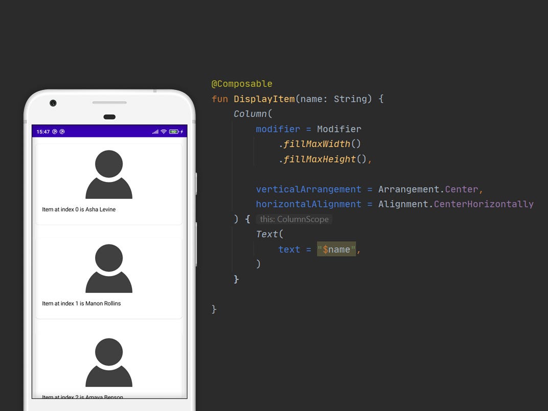 ListView/RecyclerView with Jetpack Compose in Android | by Jahja Trifunovic | Medium