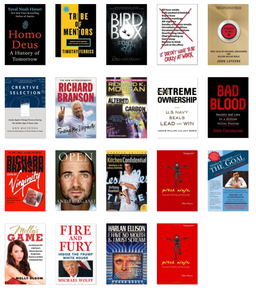 2018 Reading List. I read 18 new books and re-read 4 for a… | by Colin ...