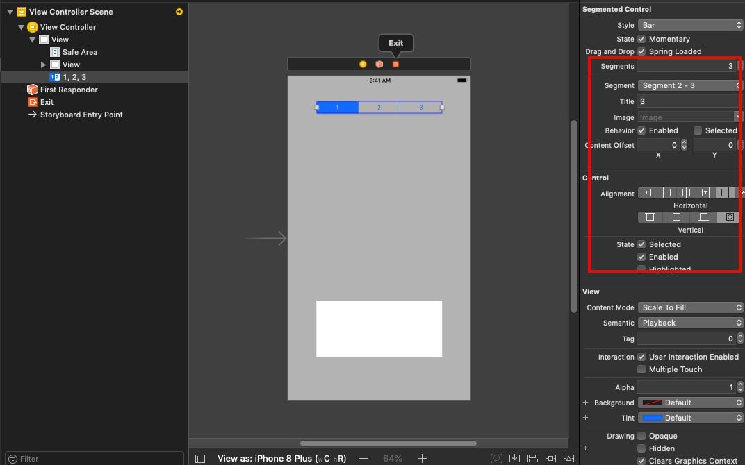ios 研究其它 UI 元件. Segmented Control | by Richard Chen | 彼得潘的 Swift iOS App 開發教室 | Medium
