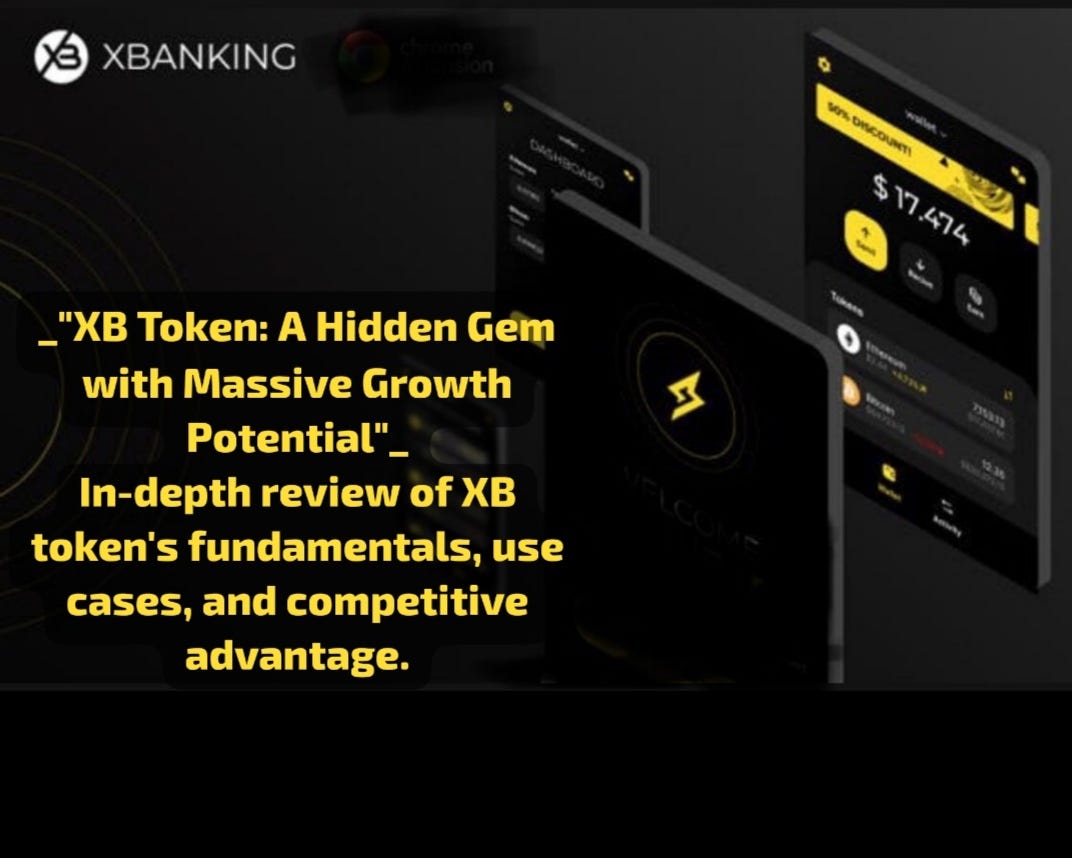 XB Token, developed by XBANKING, is gaining attention for its unique ...