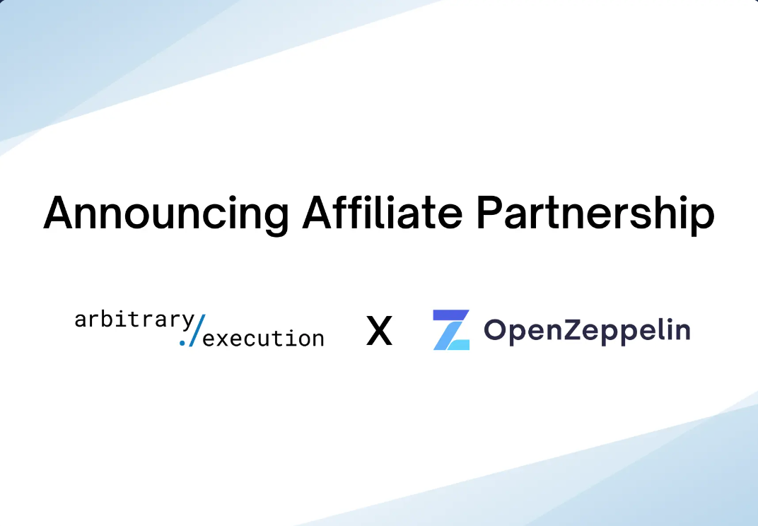 Announcing Partnership with OpenZeppelin | by John Bird | Arbitrary Execution | Oct, 2023 | Medium