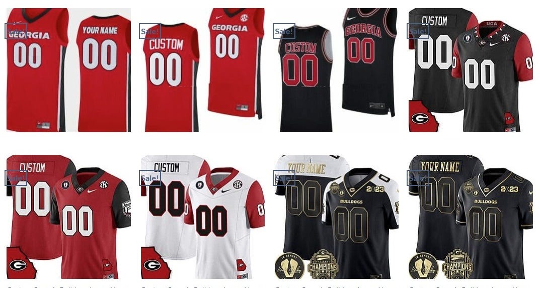 Get Game Day Ready with a Custom Georgia Bulldogs Jersey | by Trending ...