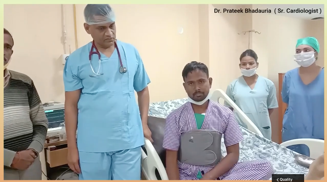Story of Person suffering from a severe heart disease, Who belongs to a ...