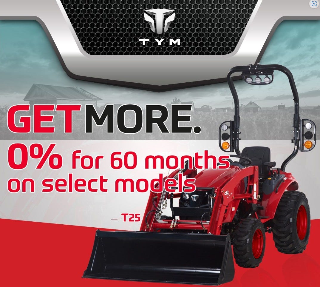 TYM T25 Tractors - Midwest Machinery LLC - Medium