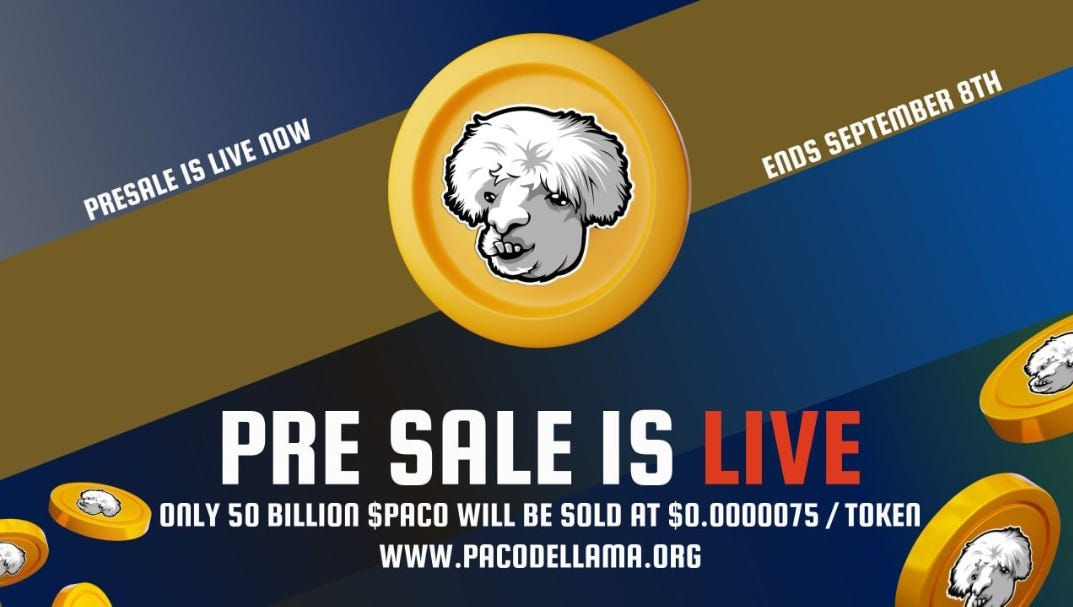PACO De Lama: The initial meme coin that holds tangible value and ...