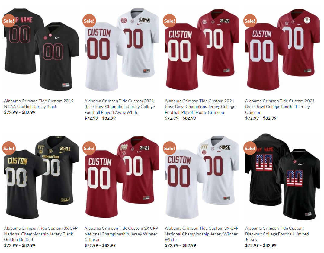Show Your Team Spirit with a Custom Alabama Jersey | by Mayratimes ...