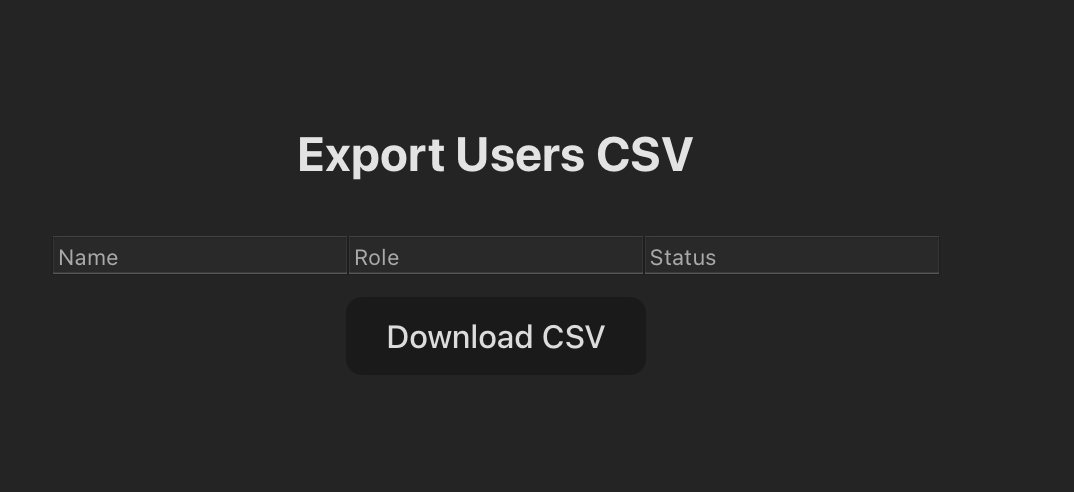 How to Export CSV with a Django POST API and Trigger the Download from a React Frontend (with ...