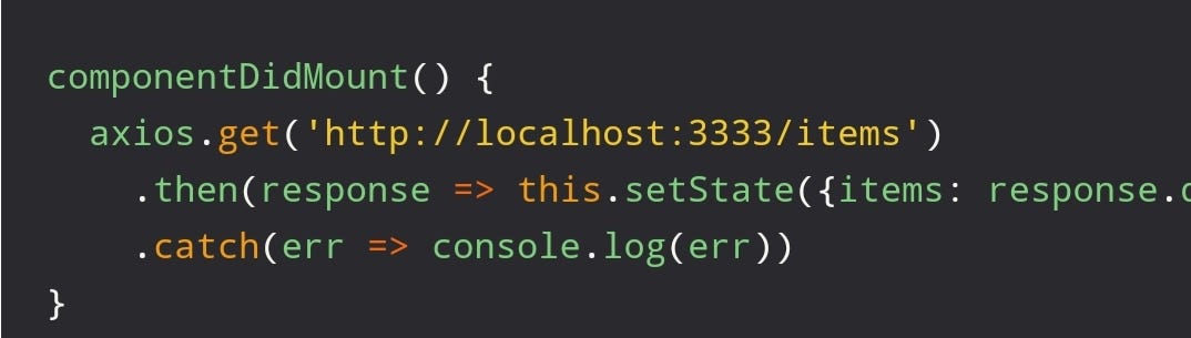 Axios is a library that helps us make http requests to external ...