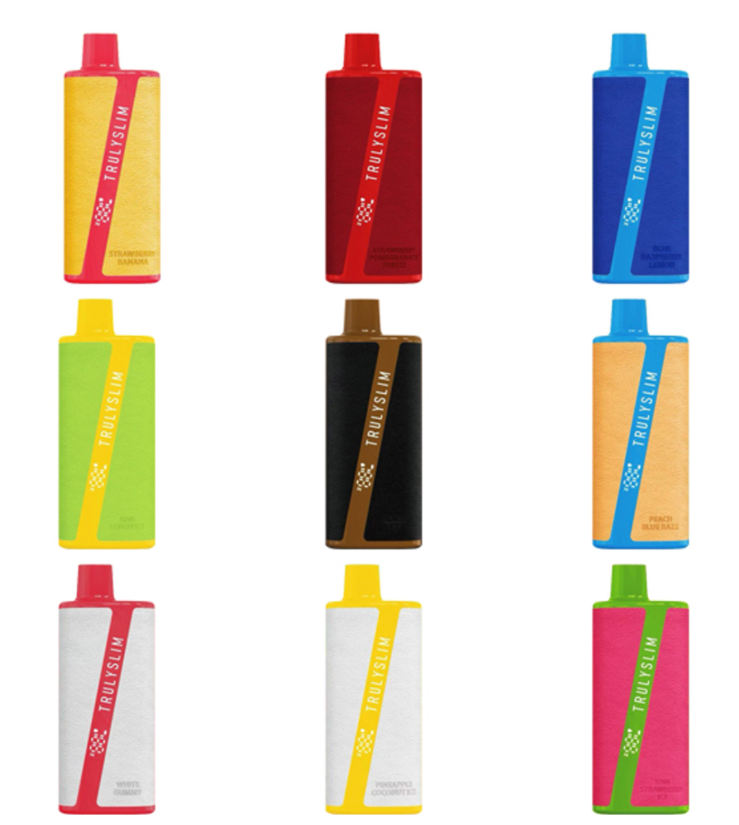 Truly SLIM 5% Rechargeable Disposable Device — 8000 Puffs — 5 Pack ...