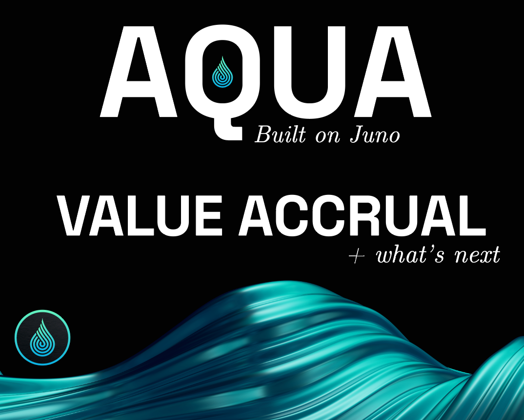 Let’s talk about the $AQUA Token and Value Accrual… | by AquaOnJuno ...