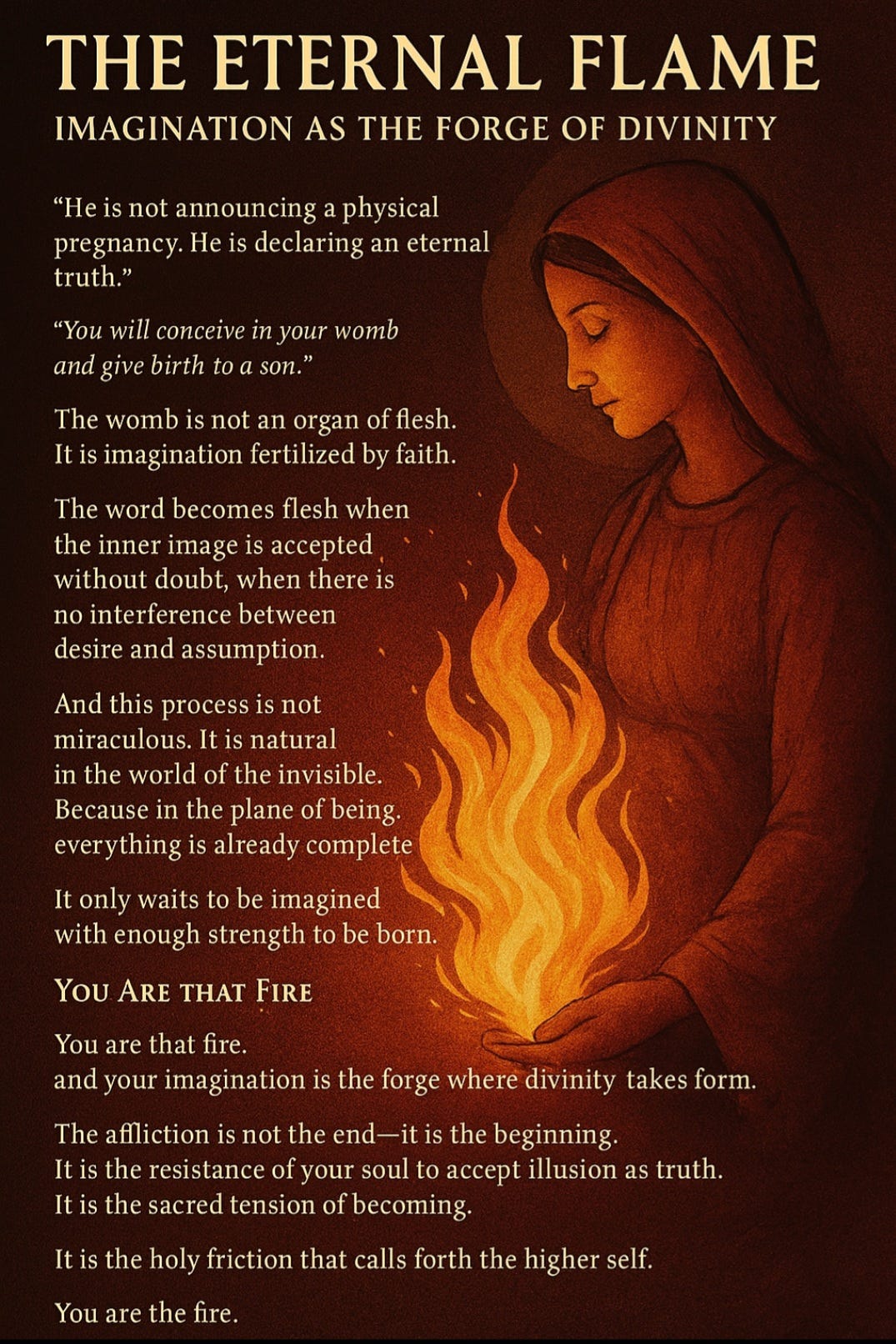 The Eternal Flame Imagination As The Forge Of Divinity By Epic