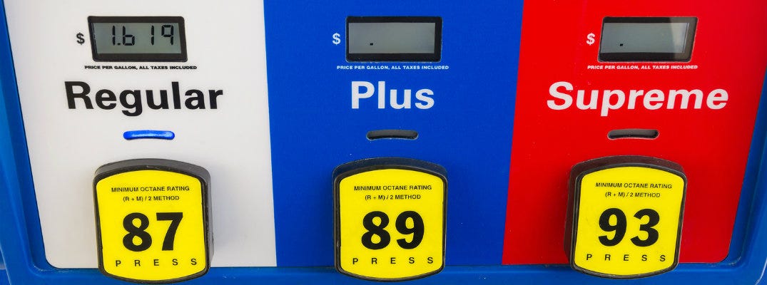 Octane at the pump. Octane at the gas pump what does it… | by Collin ...