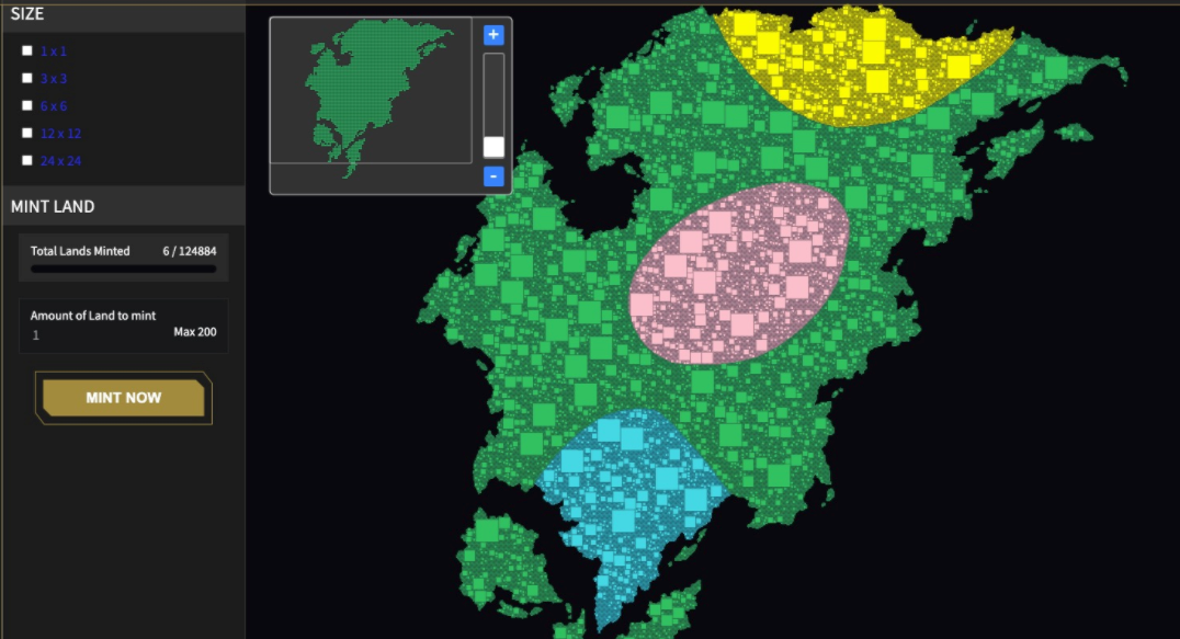 Gaia Land Sale progress update and Upcoming Binance NFT sale details ...