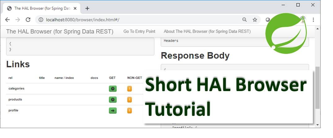 Exploring REST APIs with HAL Explorer | by Pratik T | Medium