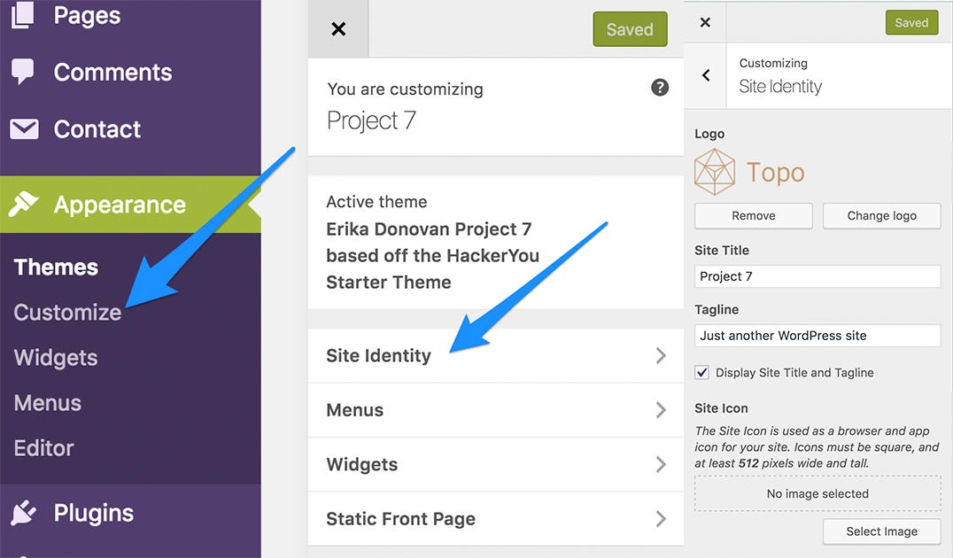 How to Add Custom Logo in Wordpress Theme - My Blog