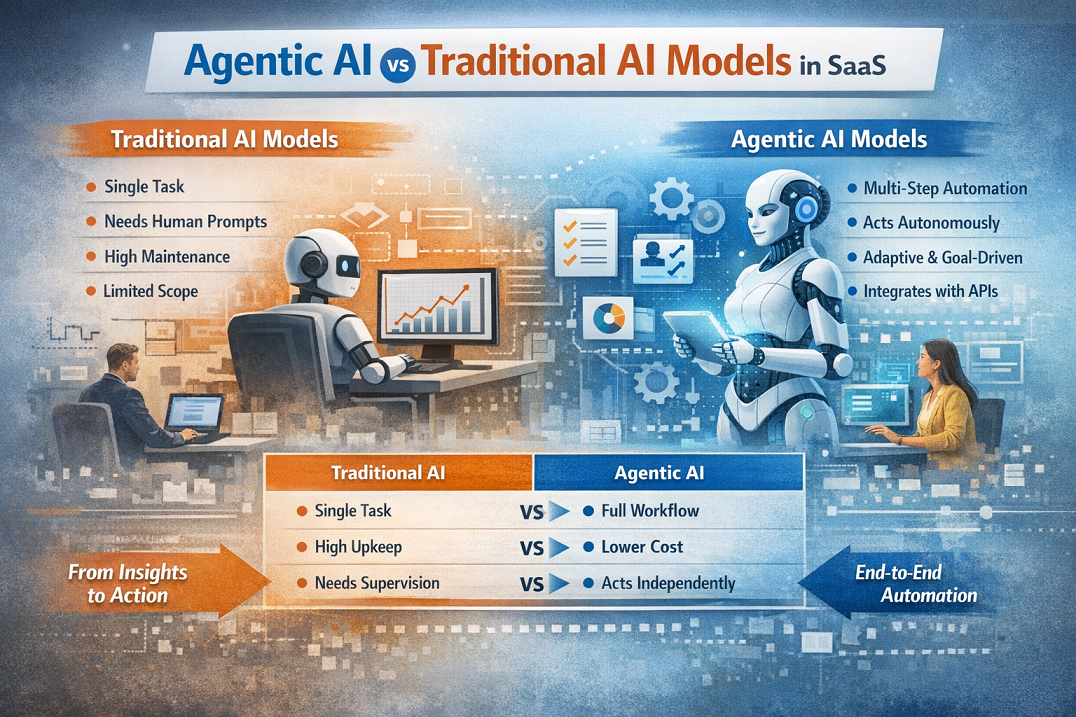 Agentic AI Models vs Traditional AI Models: A CTO’s Guide for SaaS ...