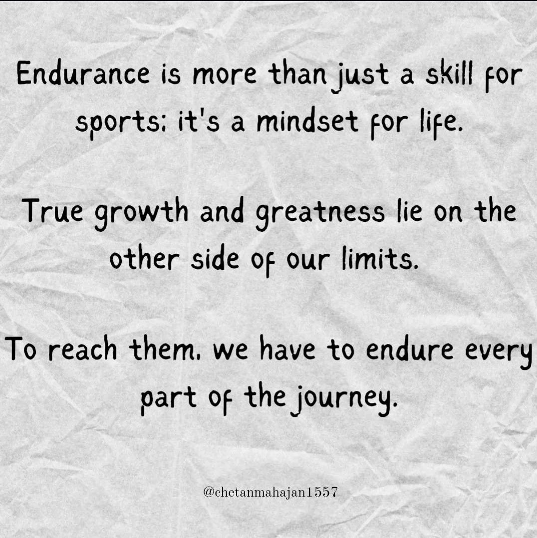 Why Endurance Matters, Even When It’s Hard | by Chetan Mahajan | Nov ...