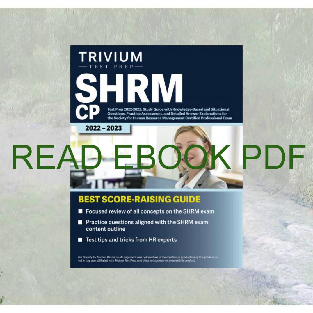 PDF [READ] EBOOK SHRM CP Test Prep 2022–2023: Study Guide with ...