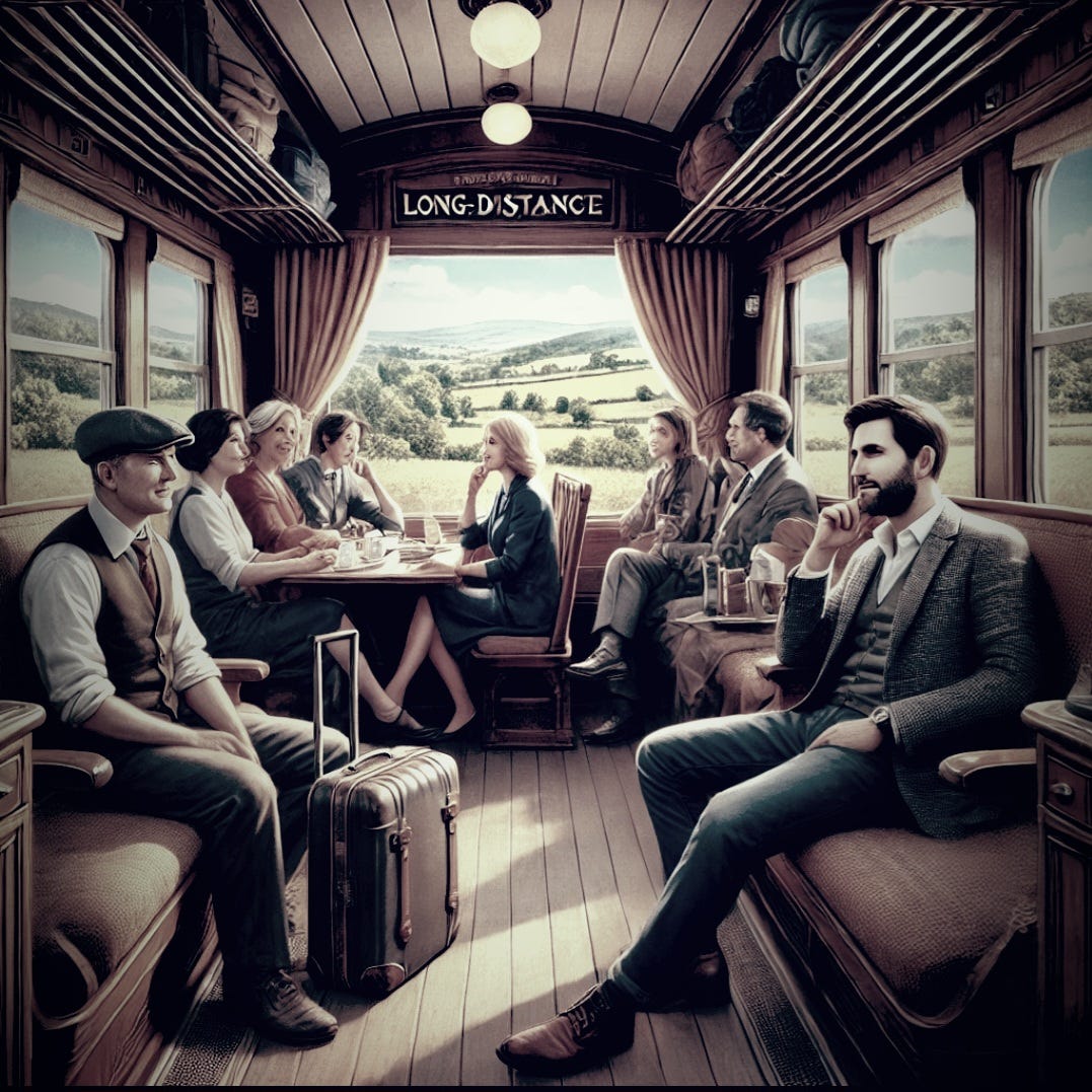 The Train Diaries: Unintentional Gossip on the Go | by Tomi Korkeamäki ...