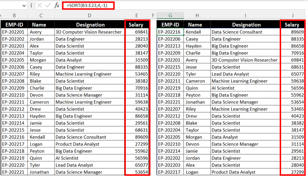 ๐๐ Master Excel Data Organization With The Right Sorting Function Sort 4657