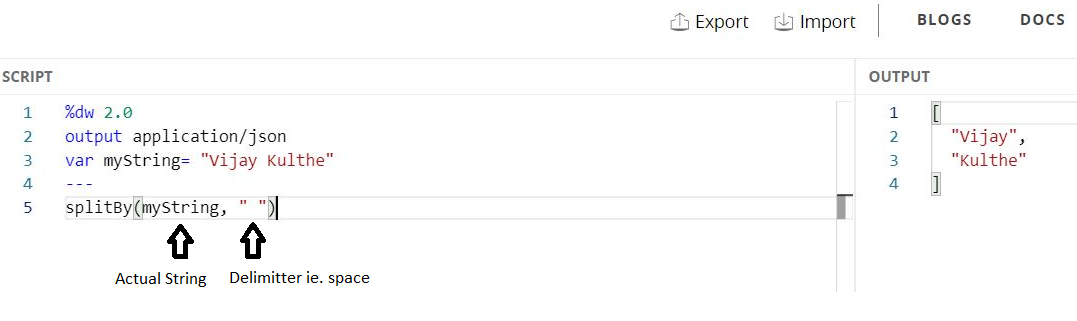 (Dataweave)splitBy() Vs joinBy() Guess Who Wins? | by Vijay Kulthe | Medium