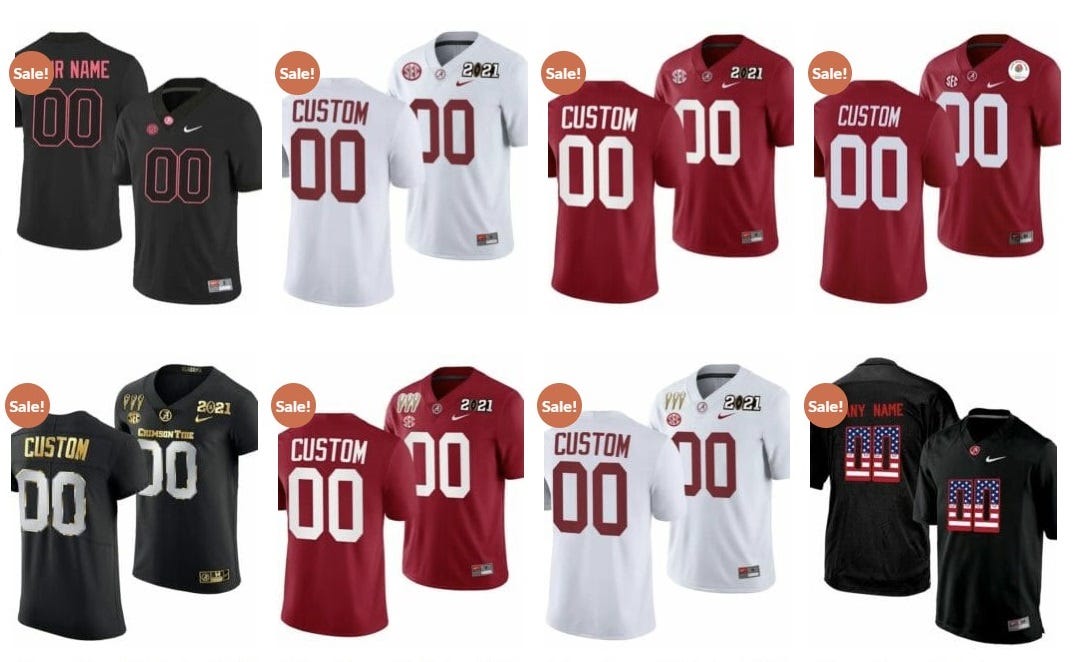 Show your team spirit with a custom Alabama Crimson Tide jersey | by ...