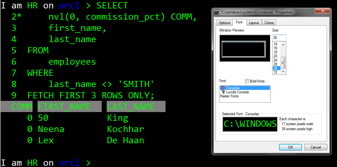 Be Nice..when Showing Code in a Demo or Presentation | by Jeff Smith 🥃 ☜ | Oracle Developers ...