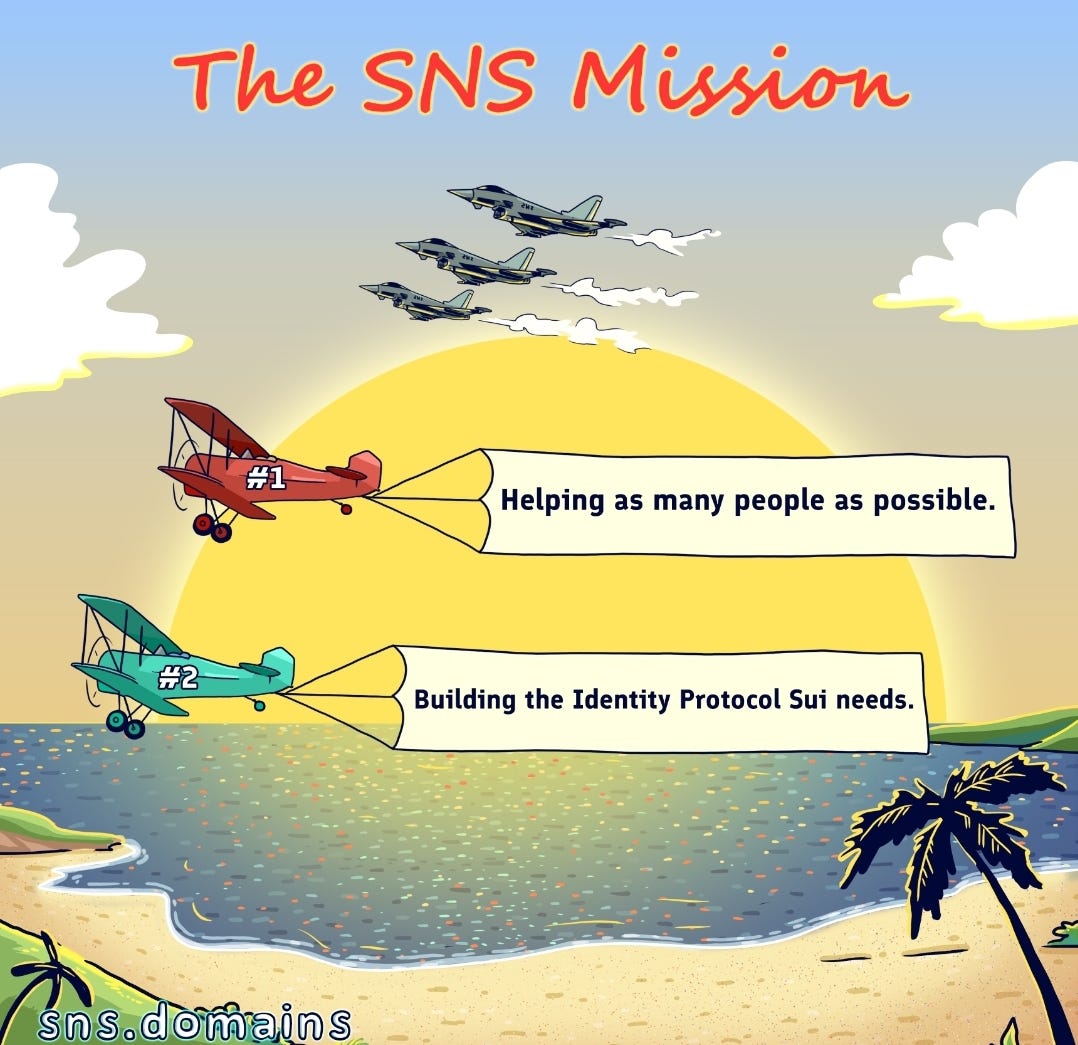 The SNS will be owned by the people. All on #sui - Trademail Crypto ...