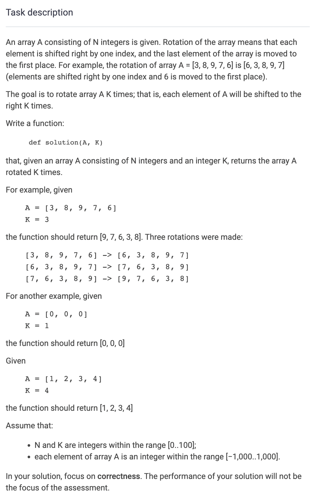 [Code Kata] 코딜리티 Codility Lesson 2 — CyclicRotation - SunRiv Blog - Medium