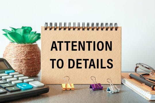 Attention To Detail Quotes