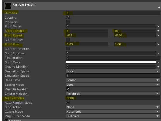 Dust Particle Texture Unity