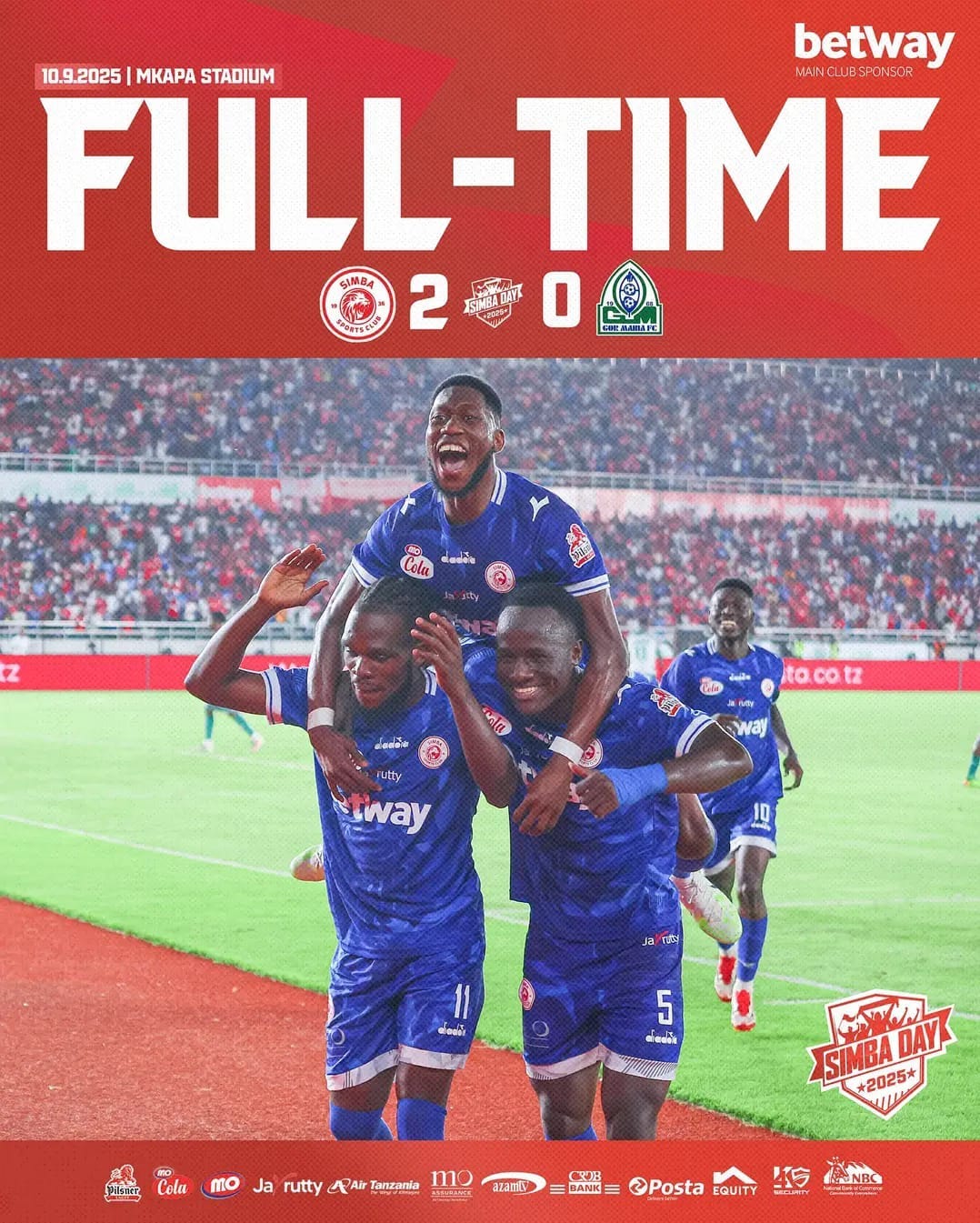 Simba Silence Gor Mahia 2–0 in Electric Simba Day Clash | by The Kenyan ...