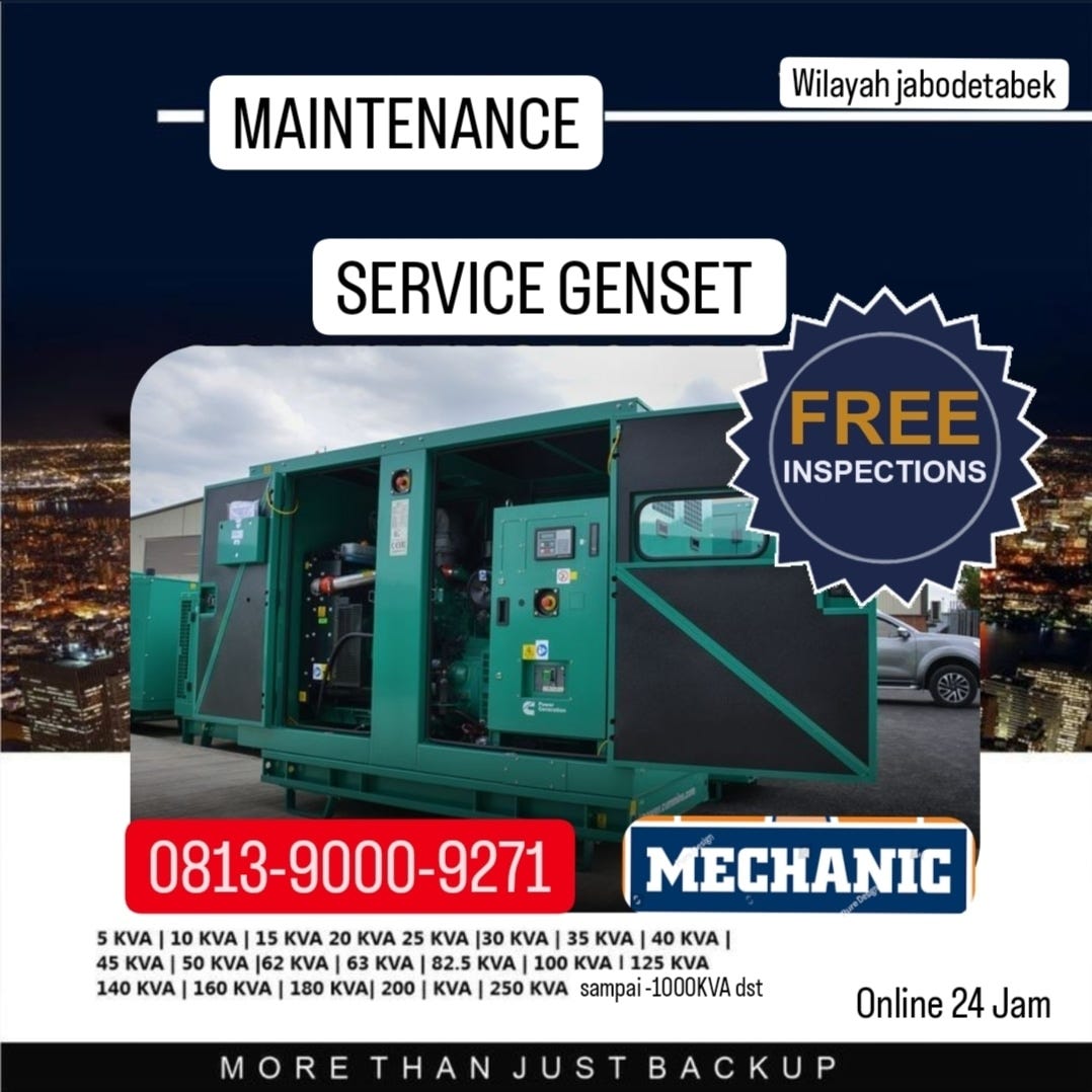 081390009271 Service Genset Jakarta-Depok-Sejabodetabek Service ...
