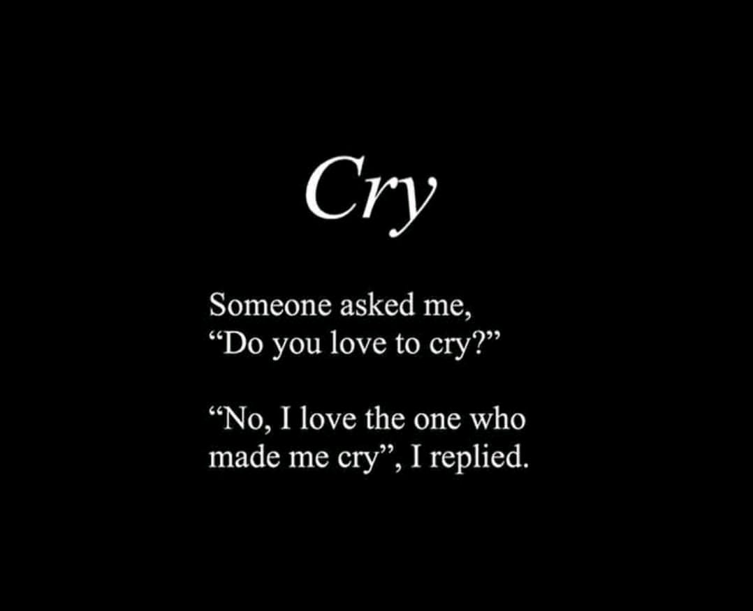 Cry. some ask me, | by Marriette Guillermo | Medium