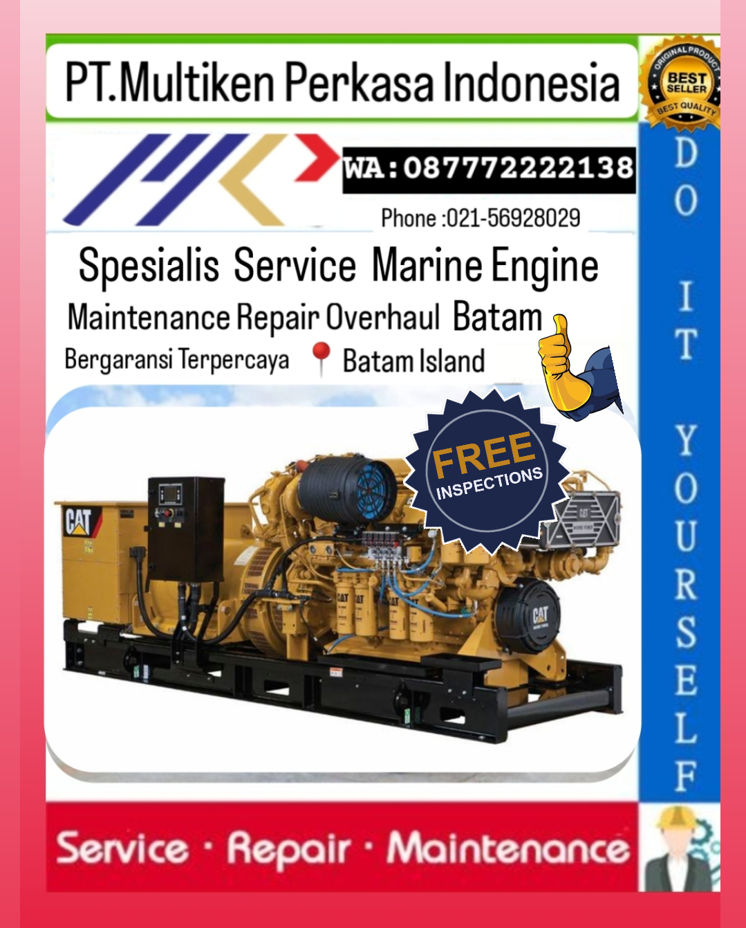 Service Marine Engine(Mesin Kapal) Pelabuhan Ferry Batam Centre tlk tering kec.Batam | by ...