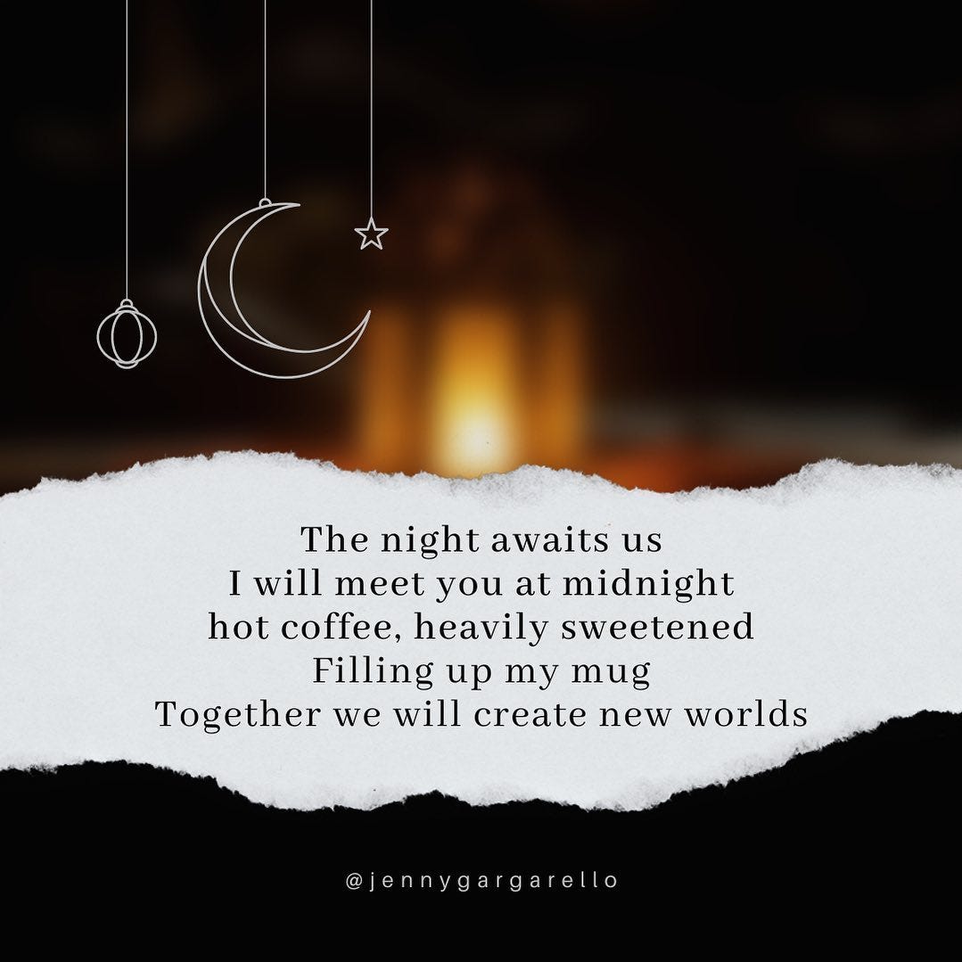 Meet Me At Midnight. Invitation to Writing Group | by Jenny Gargarello ...